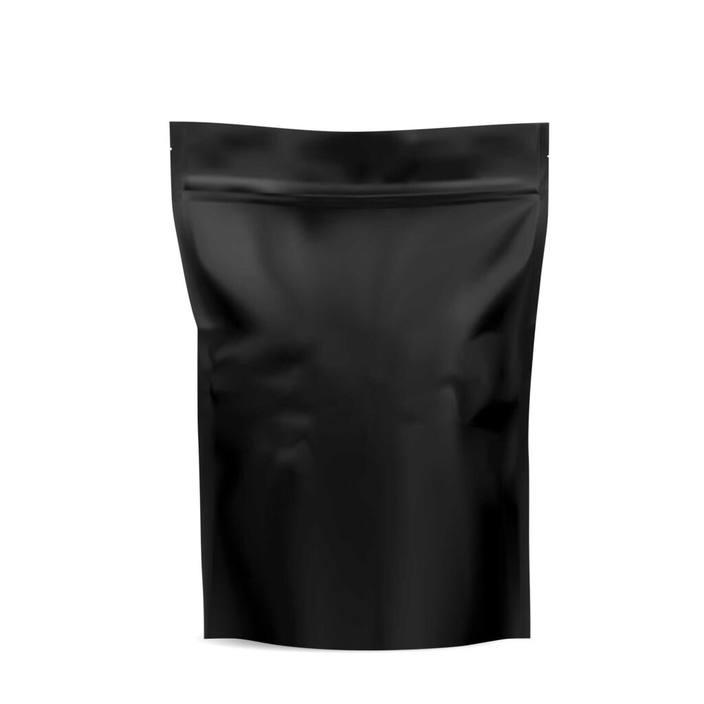 250g Zip Coffee Bag with Valve - KaffeBox.no