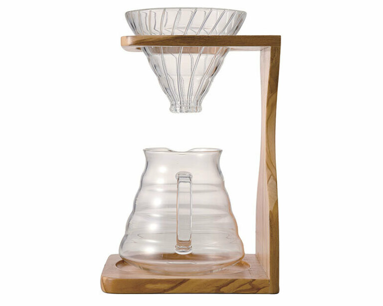 Hario Olive Wood Brew Stand Kit - KaffeBox.no