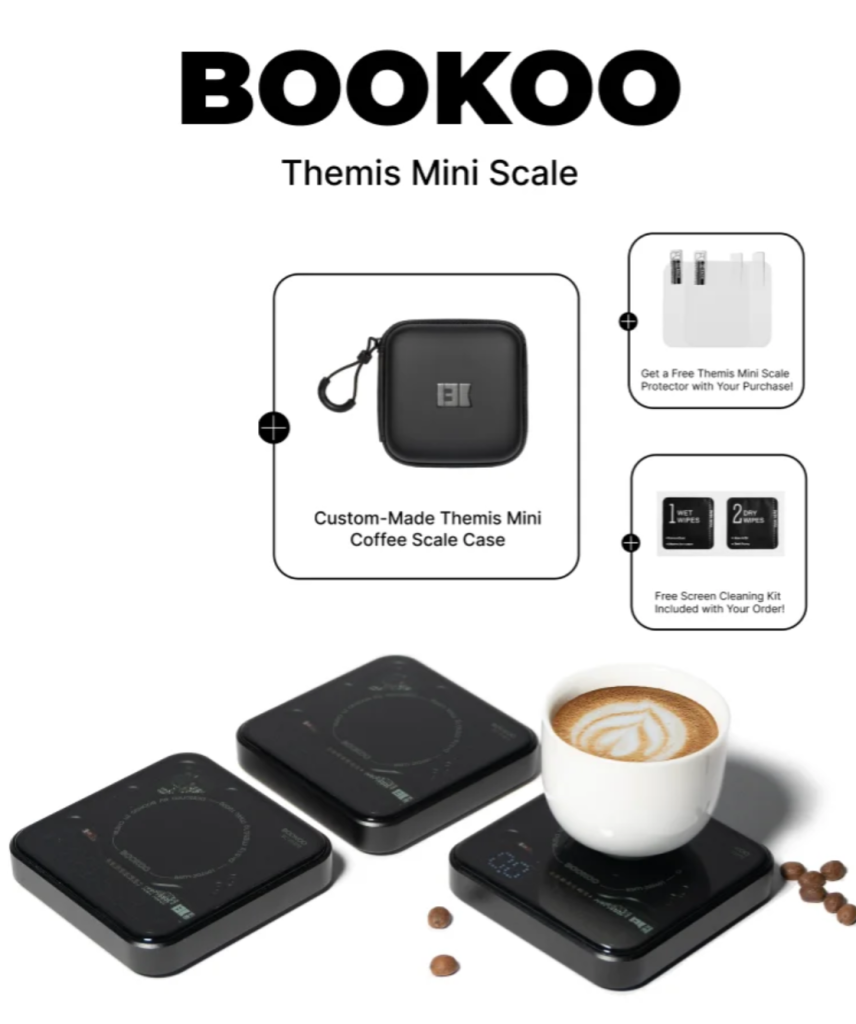BOOKOO THEMIS Mini Coffee Scale - KaffeBox.no
